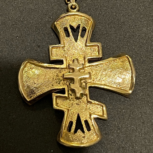 Accessories | Vintage Japanese Cross Real Gold | Poshmark